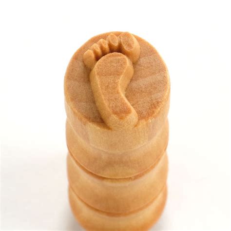 Mkm Pottery Tools Scs 1 5 Cm Small Left Footprint Pottery Stamp