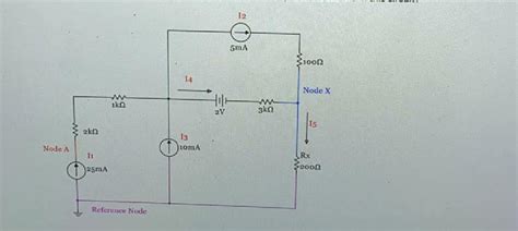 solved 2 do the following a use kcl to solve for 14 and 15 in the
