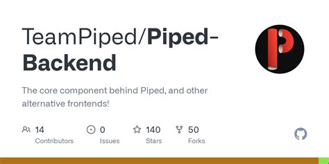 GitHub TeamPiped Piped Backend The Core Component Behind Piped And Other Alternative Frontends