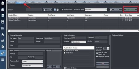Adding New Employees Woopos Support