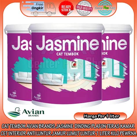 Jual Cat Tembok Avian Brands Jasmine Dinding Plafon Teras Kamar Cet Interior Anti Jamur Lumut 1