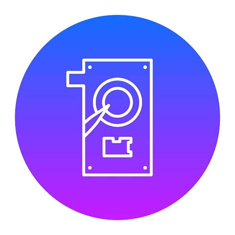 Premium Vector Hard Disk Vector Illustration