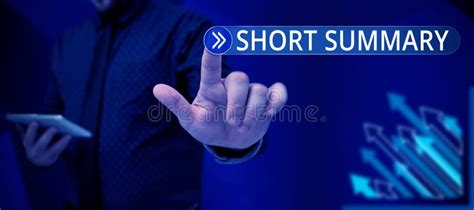 Inspiration Showing Sign Short Summary Business Idea Brief Statement Of Main Points Clear Stock