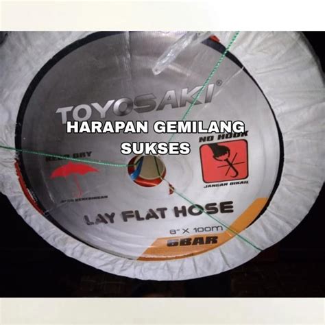 Selang Pvc Cor Semen Sunny Hose Toyosaki Tremi 8inch Layflat 6bar Holiganstore Lazada Indonesia