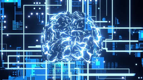 Concept Of Artificial Intelligence Gaining Consciousness Mockup