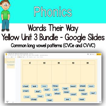 Common Long Vowel Patterns CVCe And CVVC Bundle Google Slides By Mr T S ICT