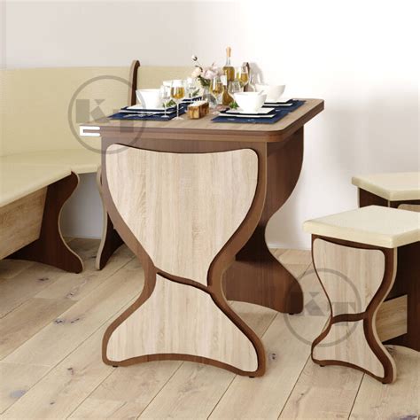 Замовити Кухонний стіл КС 4 кольору Дуб сонома від виробника КомпаніТ