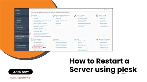 How To Restart A Server Using Plesk
