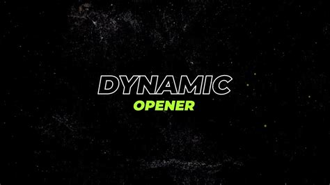 dynamic opener premiere pro templates motion array