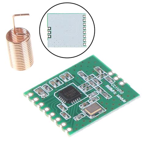 Cc1101 Wireless Module Long Distance Transmission Antenna 868mhz Spi Interface Low Power M115