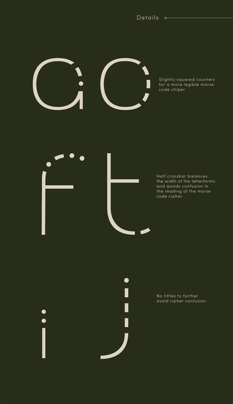 Morse Code Typeface Design On Behance Morse Code Typeface Design On Behance