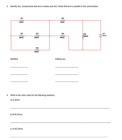 Solved For The Circuit Shown Below A Calculate Chegg
