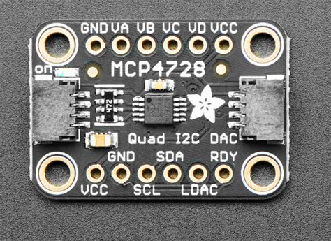 Adafruit MCP Quad DAC With EEPROM STEMMA QT Qwiic ID Adafruit Industries