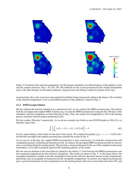 Coupled And Uncoupled Dynamic Mode Decomposition In Multi Compartmental Systems With
