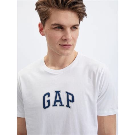 Gap Logo Pánské Tričko Bílá Sportisimocz