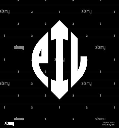 Pil Circle Letter Logo Design With Circle And Ellipse Shape Pil Ellipse Letters With