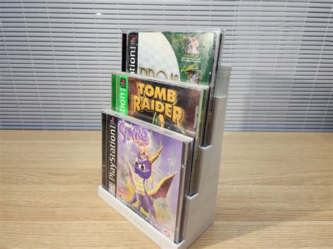 PlayStation Game Case Display Stand By Zach Hovick Download Free STL Model Printables Com
