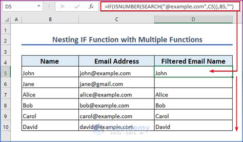 How To Filter Email Addresses In Excel 5 Methods Exceldemy