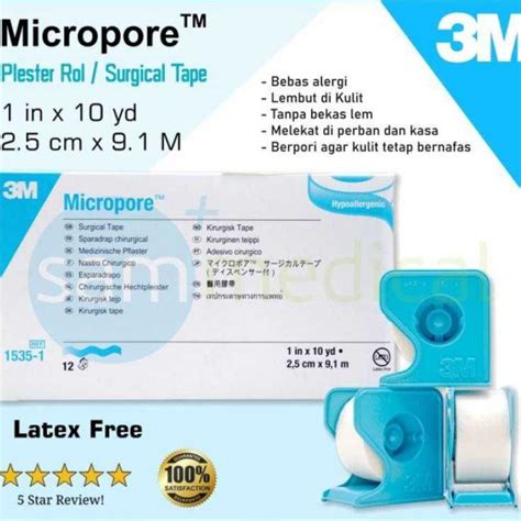 Jual 3m Micropore Original Packing 1 Inch X 10 Yd Di Seller Sam Medical Store Arjuna Kota