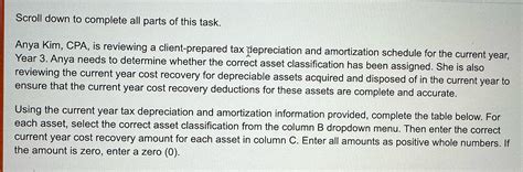Solved Scroll Down To Complete All Parts Of This Taskanya