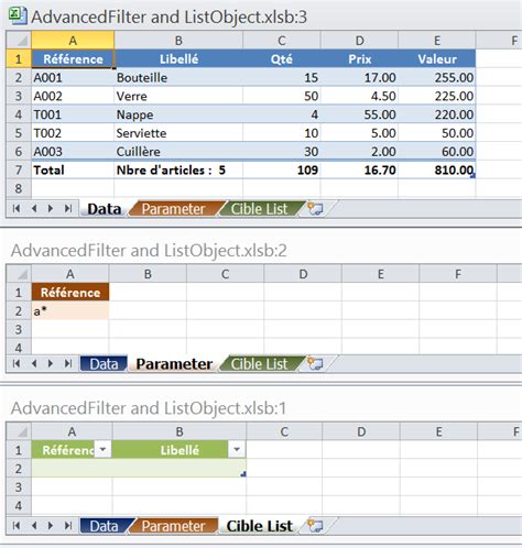 la méthode advancedfilter et l objet listobject contribuez