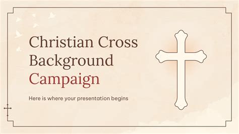 Free Cross Background Google Slides And PPT Templates