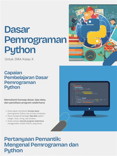 Dasar Pemrograman Python Untuk Sma Pdf