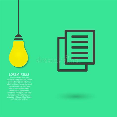 Files Vector Icon Lorem Ipsum Flat Design Stock Illustration Illustration Of File Symbol