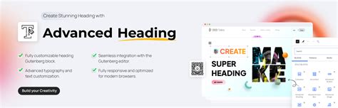 Advanced Heading For Gutenberg Block Editor Plugin —