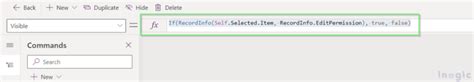 Showhide Buttons Based On Entity Permissions Using Power Fx Microsoft Dynamics 365 Crm Tips