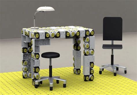 Roombots Furniture Robots From Epfl Biorobotics Laboratory
