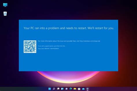Memory Management Blue Screen On Windows 11 [fix]