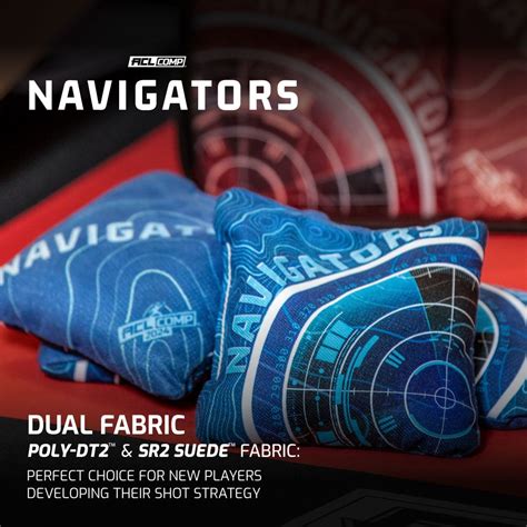 Comp Blue Navigator Cornhole Bags American Cornhole League Escalade