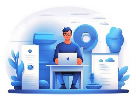 premium ai image computer programmer working at a computer