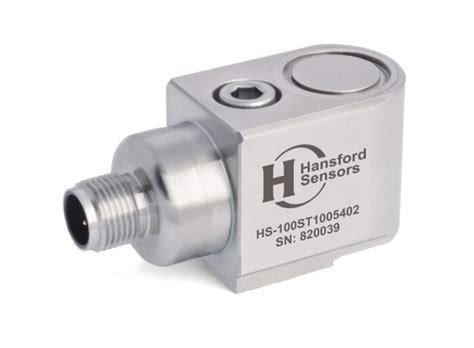 HS ST Side Exit Pin M Accelerometer With Temp Output Hansford Sensors