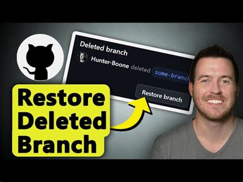 How To Restore The Deleted Branch In Git