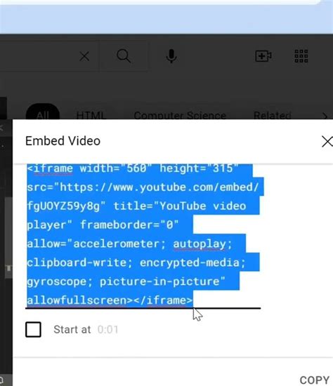 Embed A Youtube Video In Html Html Basics Frontend Shorts Shortvideo Html Css Coding