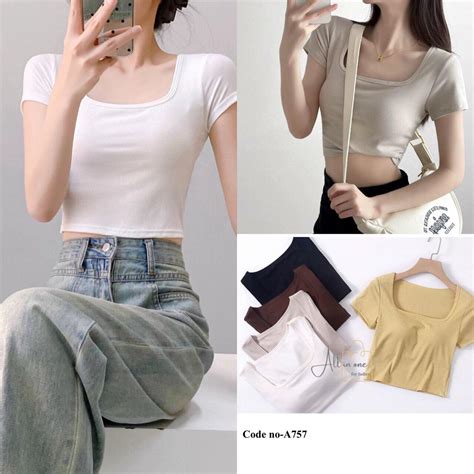 All Code No A757 Basic Tee အုံပါတယ်ဆိုတော့ Daily Wear ဝတ်ဖို့အတွက် ဒ
