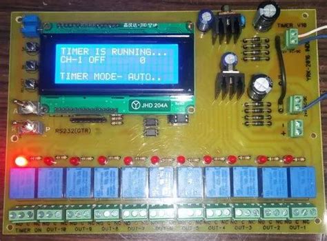 2 To 12 Digital Sequence Timer 220v Ac 50hz Model Number Name Yrk St