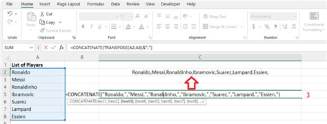 How To Convert Column List To Comma Separated List In Excel Computing Net