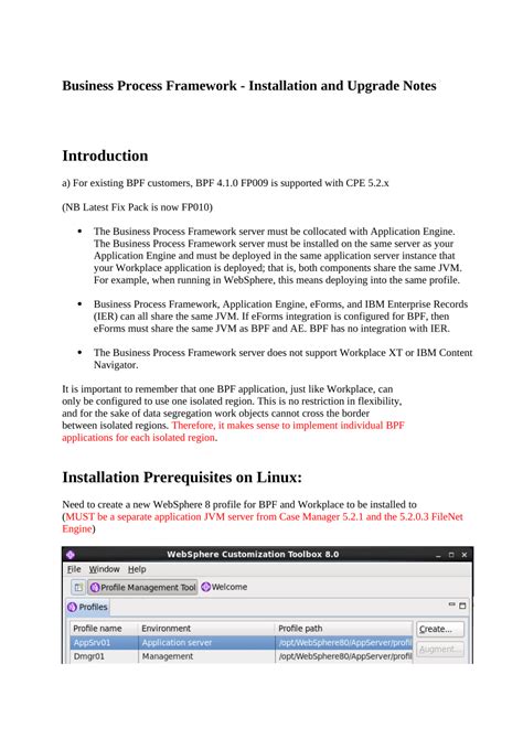 Pdf Bpf Installation And Configuration On Linux V