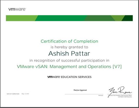 ashish pattar on linkedin vsan vmware