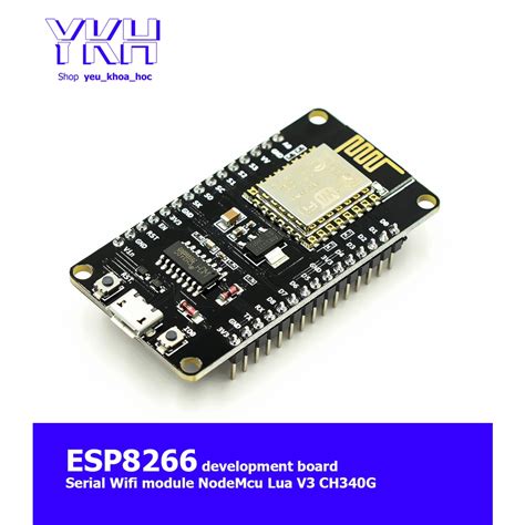 Esp8266 Nodemcu Lua Wifi V3 Iot Development Ch340 Shopee Việt Nam