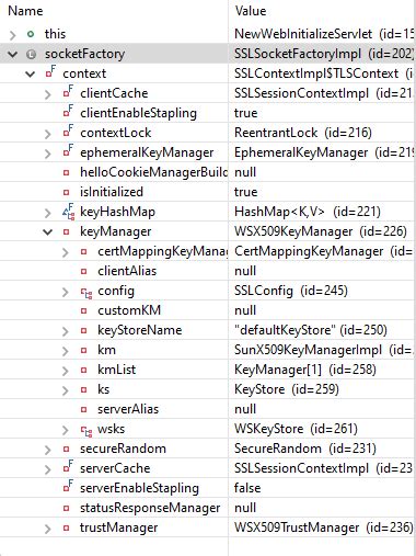 Sslsocketfactorygetdefault Behaves Differently Between Webprofile 8