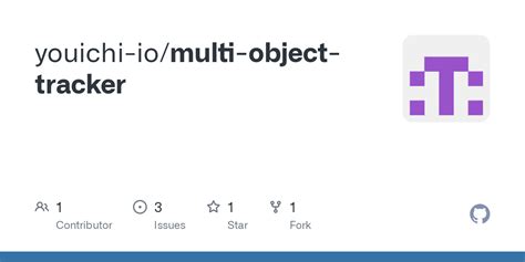 GitHub Youichi Io Multi Object Tracker