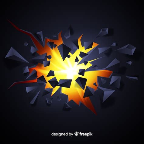 3d Explosion Vector