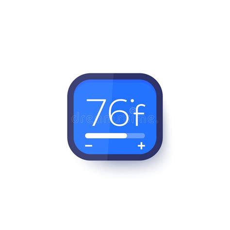 Thermostat Temperature Control Vector Stock Vector Illustration Of Thermometer Light 109958625