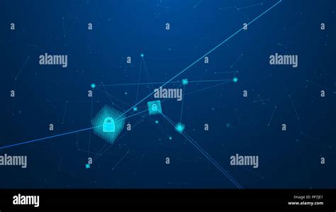 Abstract Blockchain Technology Concept Isometric Digital Blocks Connection Of Data Depicting A