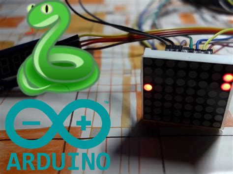 8x8 Led Display Oldschool Snake Game Arduino Project Hub