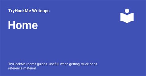 TryHackMe Writeups